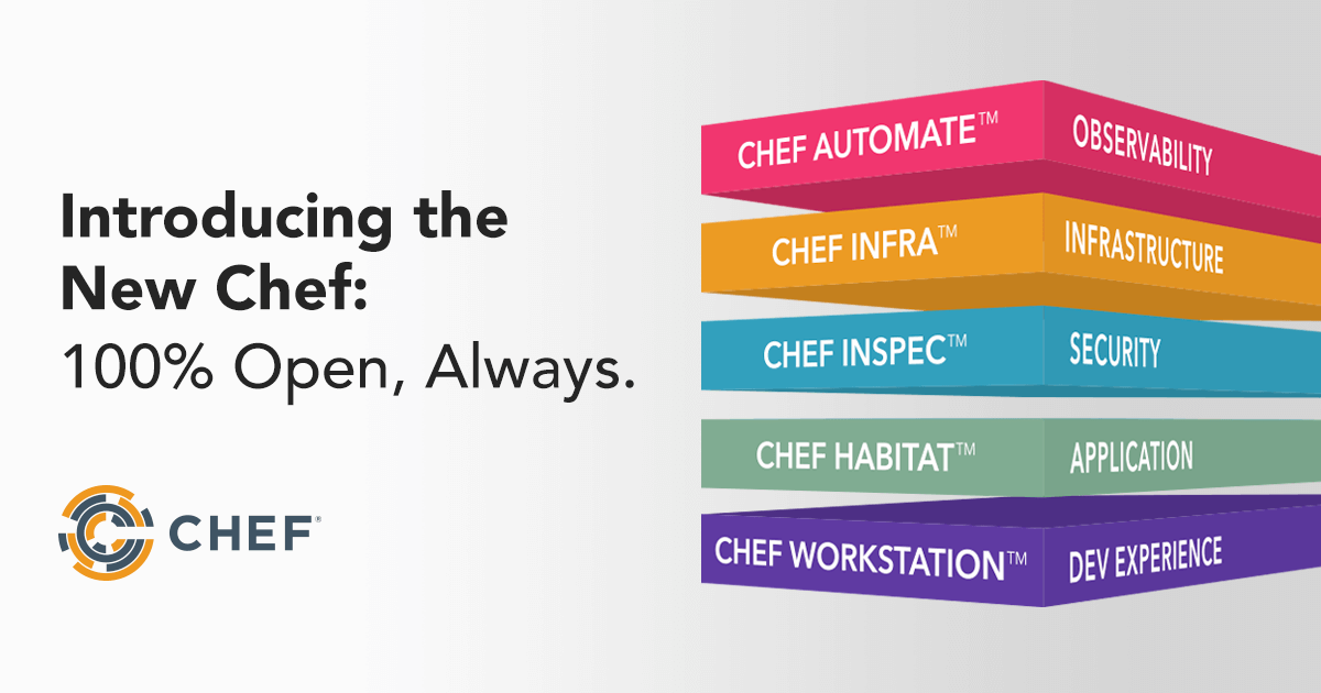 Introducing the New Chef: 100% Open, Always - Chef Blog | Chef