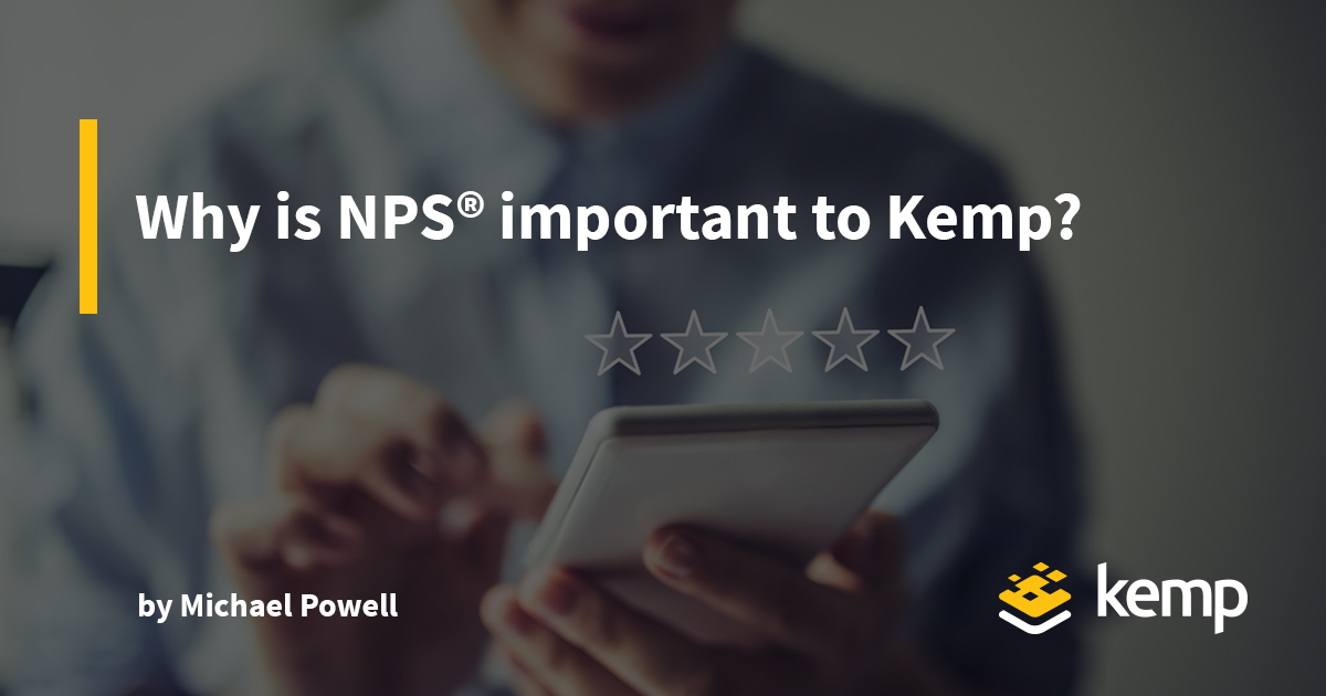 Why is Net Promoter Score important to Kemp? - Kemp