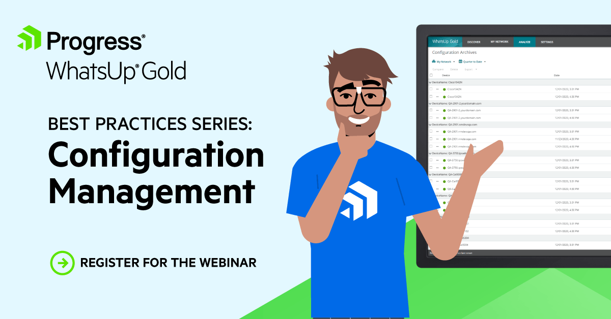 Best Practices: Network Configuration Management - WhatsUp Gold