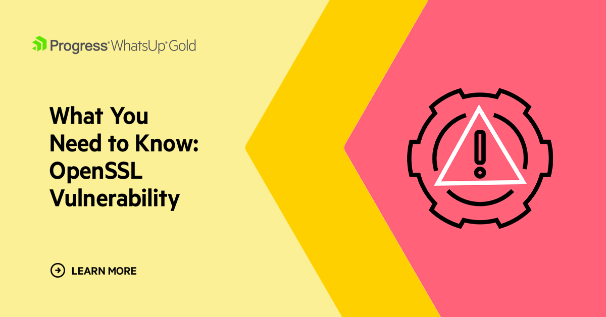 OpenSSL Vulnerability: What You Need to Know - WhatsUp Gold