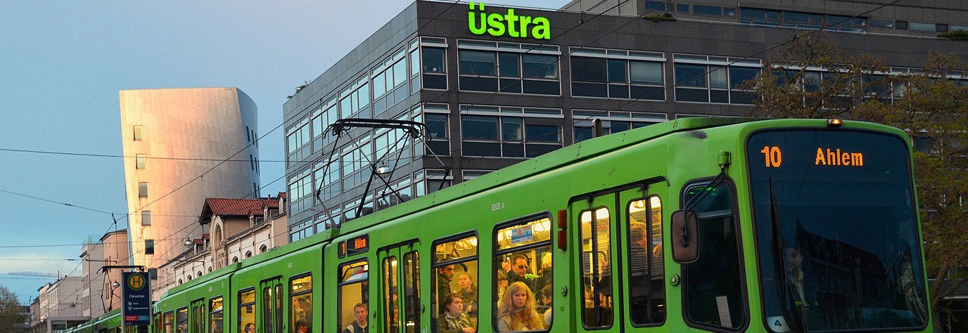 導入事例 - バスと軽量鉄道を運行するハノーバー市の üstra は WhatsUp Gold を使ってデバイスを監視